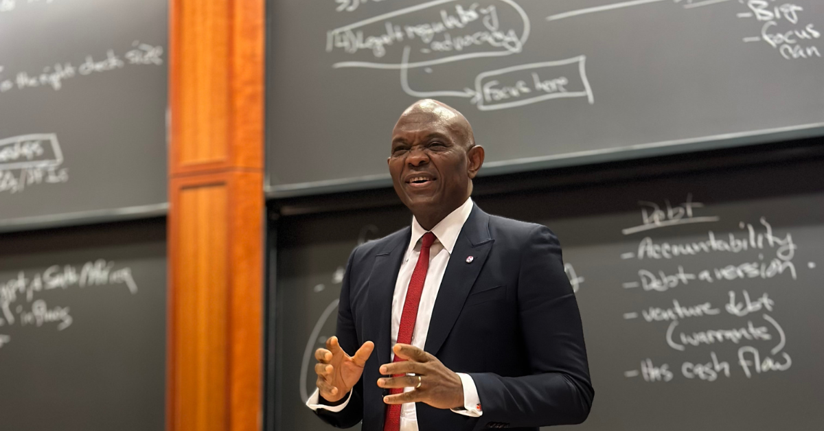 HARVARD BUSINESS SCHOOL LAUNCHES TONY ELUMELU FOUNDATION CASE STUDY ...